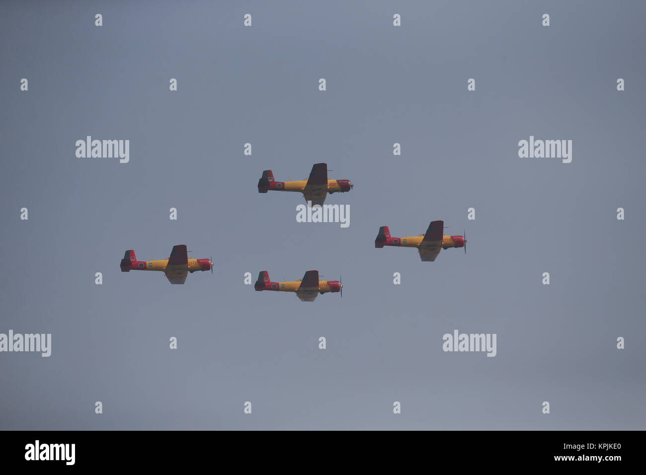 Dhaka, Bangladesh. 16th Dec, 2017. Bangladesh air force planes flyover ...