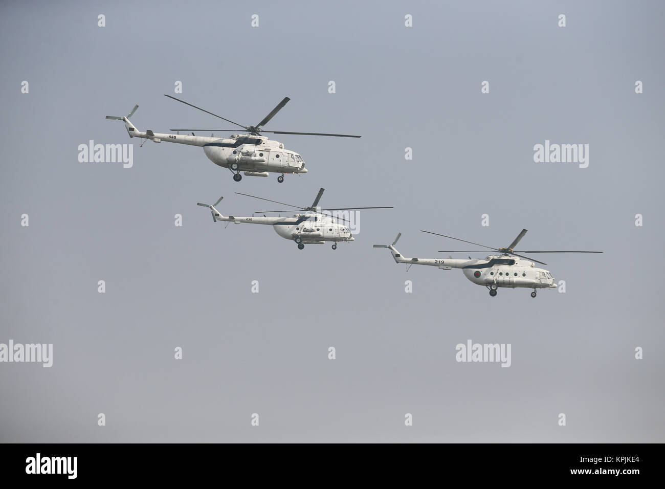 Dhaka, Bangladesh. 16th Dec, 2017. Bangladesh armed force helicopters ...