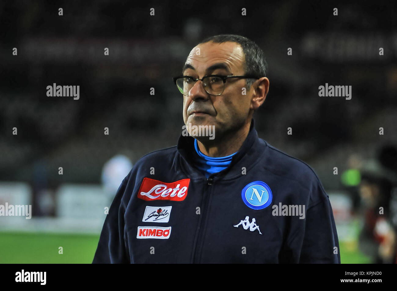 Turin, Italy. 16th December, 2017. Maurizio Sarri, head coach SSC ...