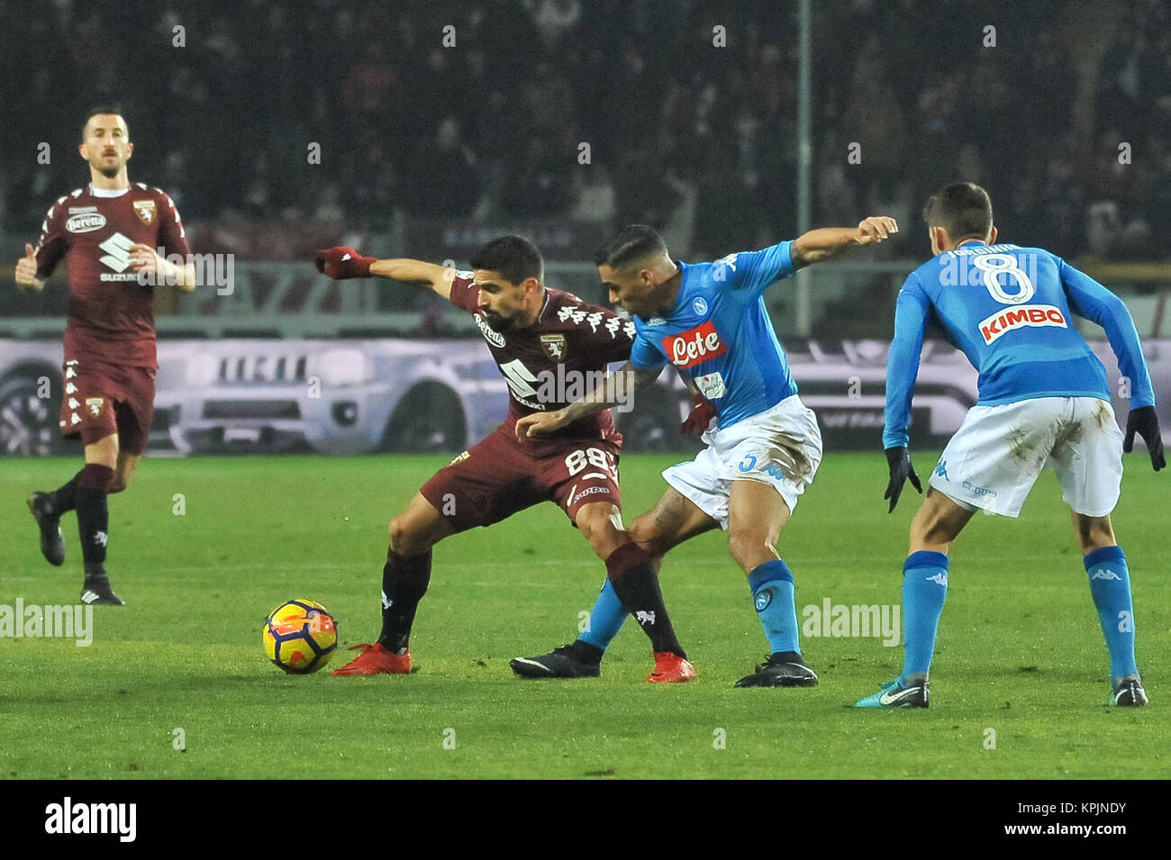 Turin, Italy. 16th December, 2017. Tomas Rincon (Torino FC) during the ...