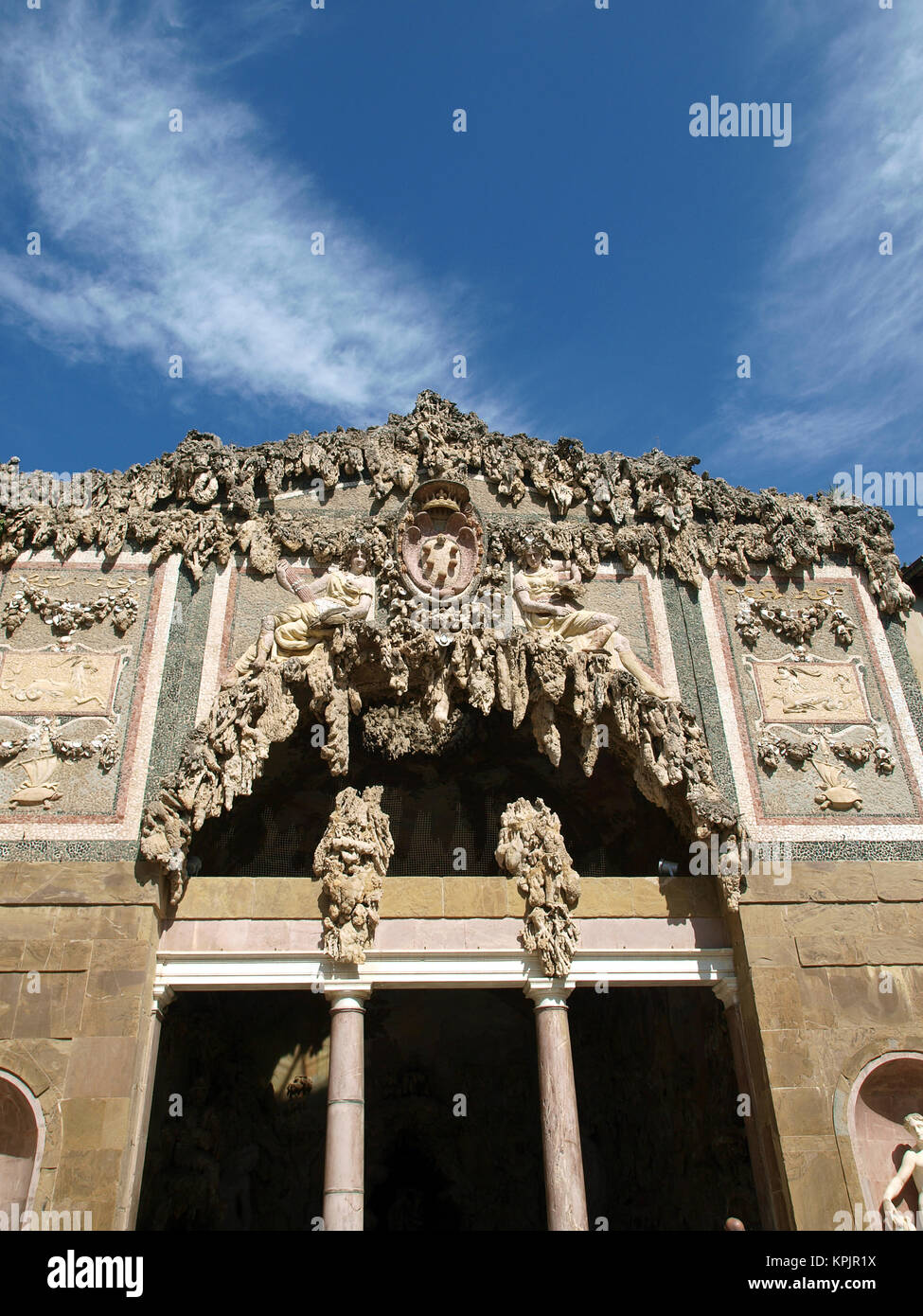 Florence - Grotto by Buontalenti in Boboli Gardens Stock Photo - Alamy