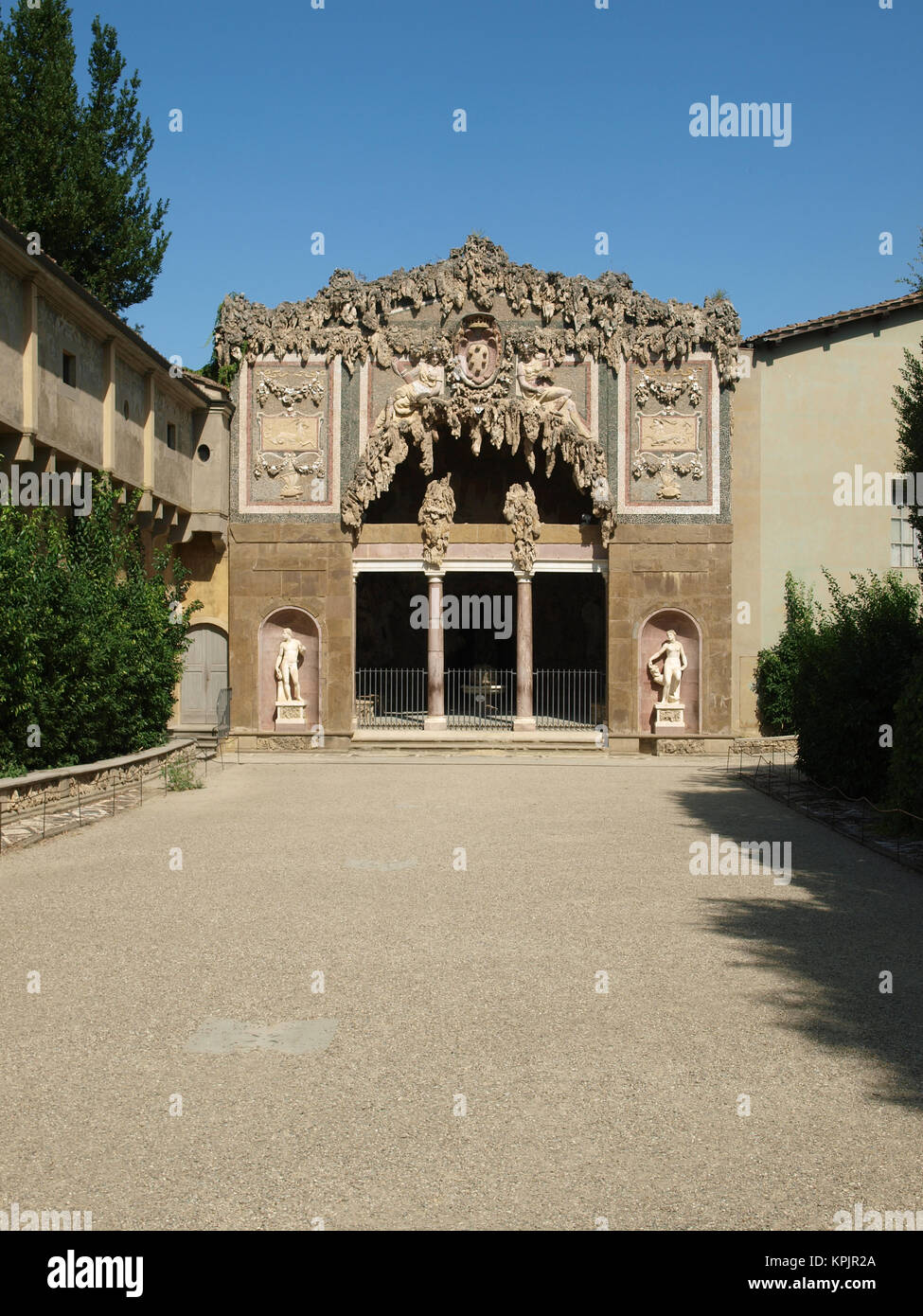 Florence - Grotto by Buontalenti in Boboli Gardens Stock Photo - Alamy