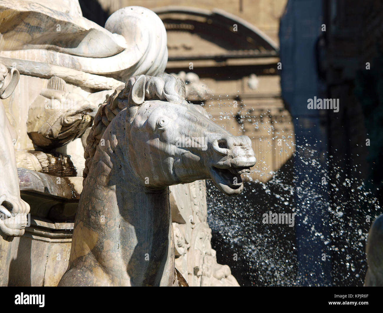 Fountain of Neptune by Bartolomeo Ammannati, in the Piazza della ...