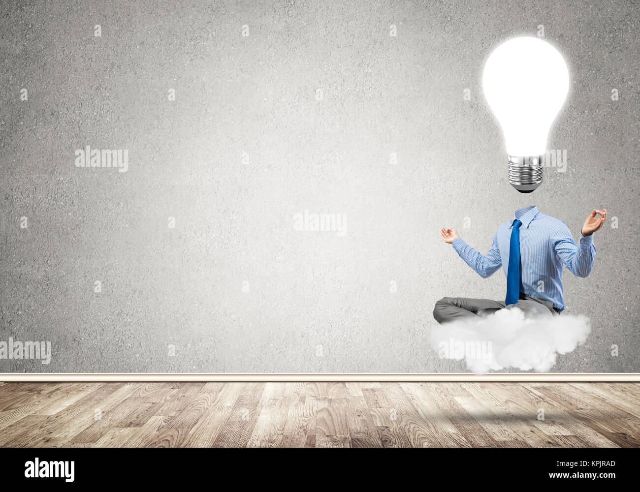 Man sitting empty room lamp floor hi-res stock photography and images ...
