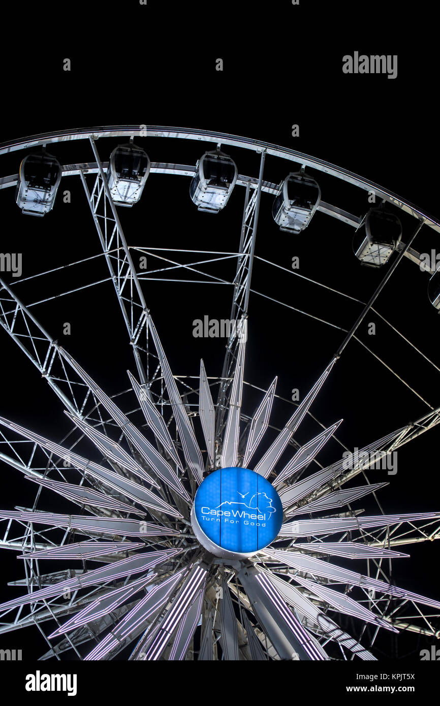 Observation wheel at the V&A Waterfront in Cape Town, South Africa ...