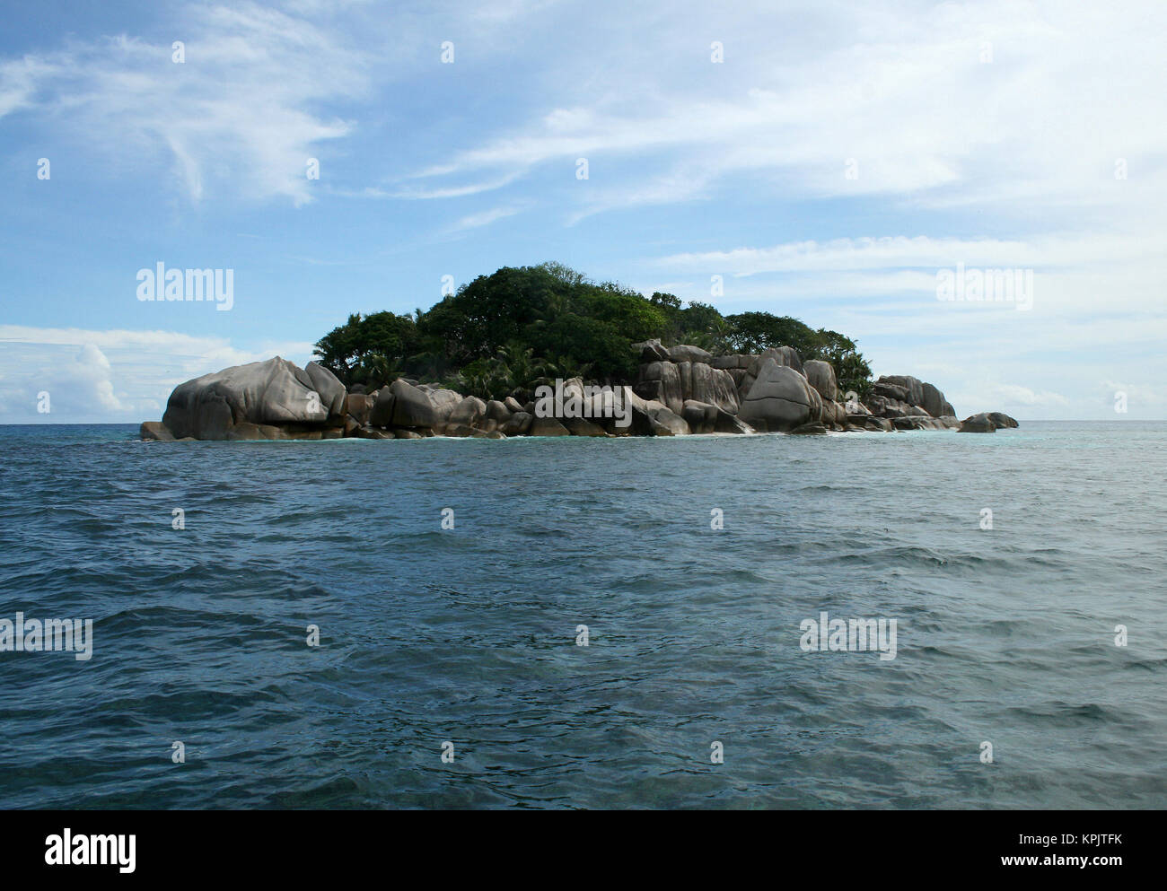 Felicite Island in Ocean standing out, Seychelles Stock Photo - Alamy