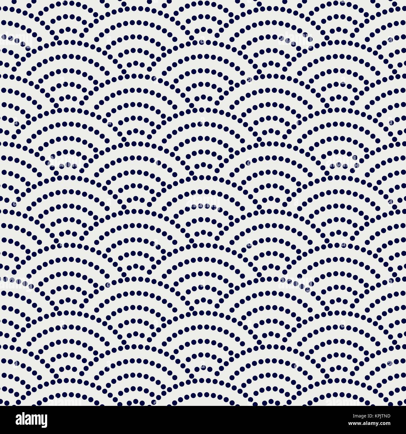 Variation of Japanese motif Uroko (fish scales). Seamless pattern ...