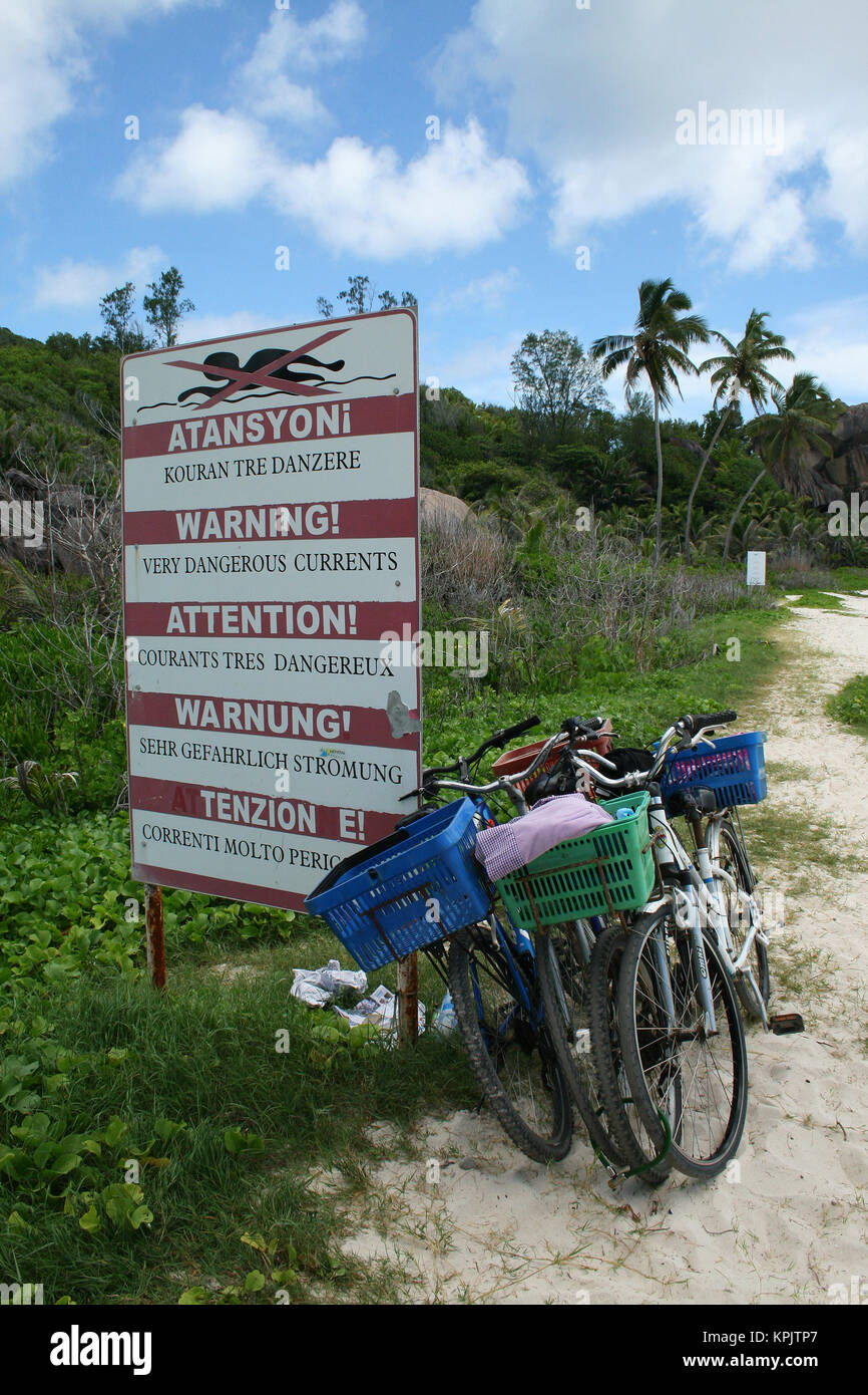 Strong current warning sign hi-res stock photography and images - Alamy