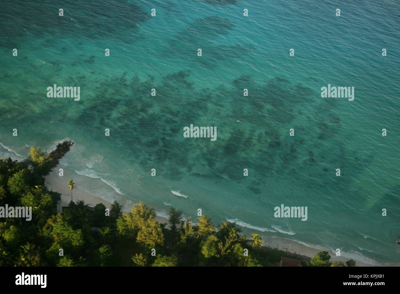 Seychelles islands aerial hi-res stock photography and images - Alamy