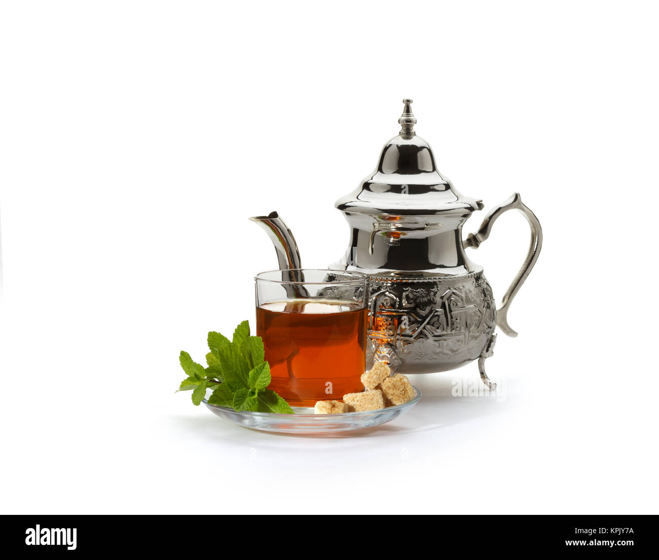 Moroccan teapot Cut Out Stock Images & Pictures - Alamy