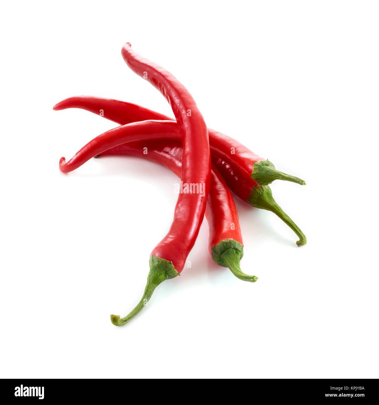 Bright red chillies Cut Out Stock Images & Pictures - Alamy