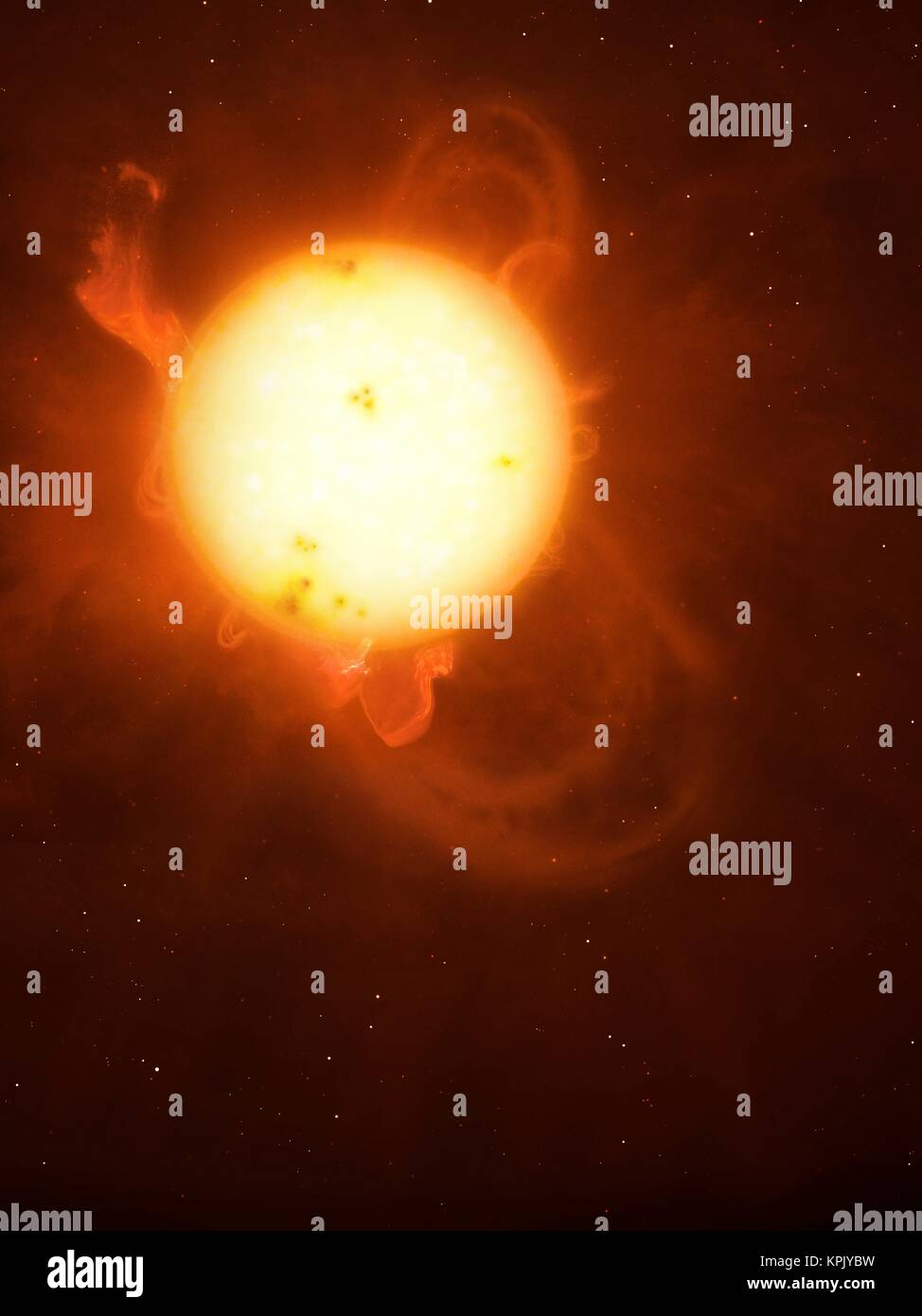 Hydrogen Gas In A Star