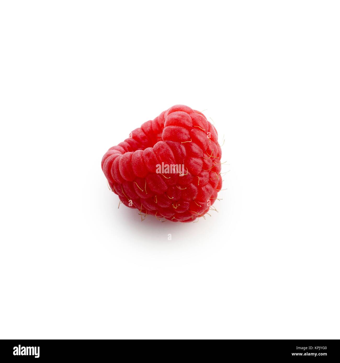 Raspberry against a white background Stock Photo - Alamy