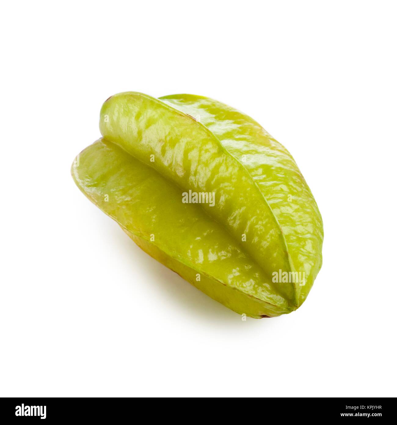 Starfruit against a white background Stock Photo - Alamy