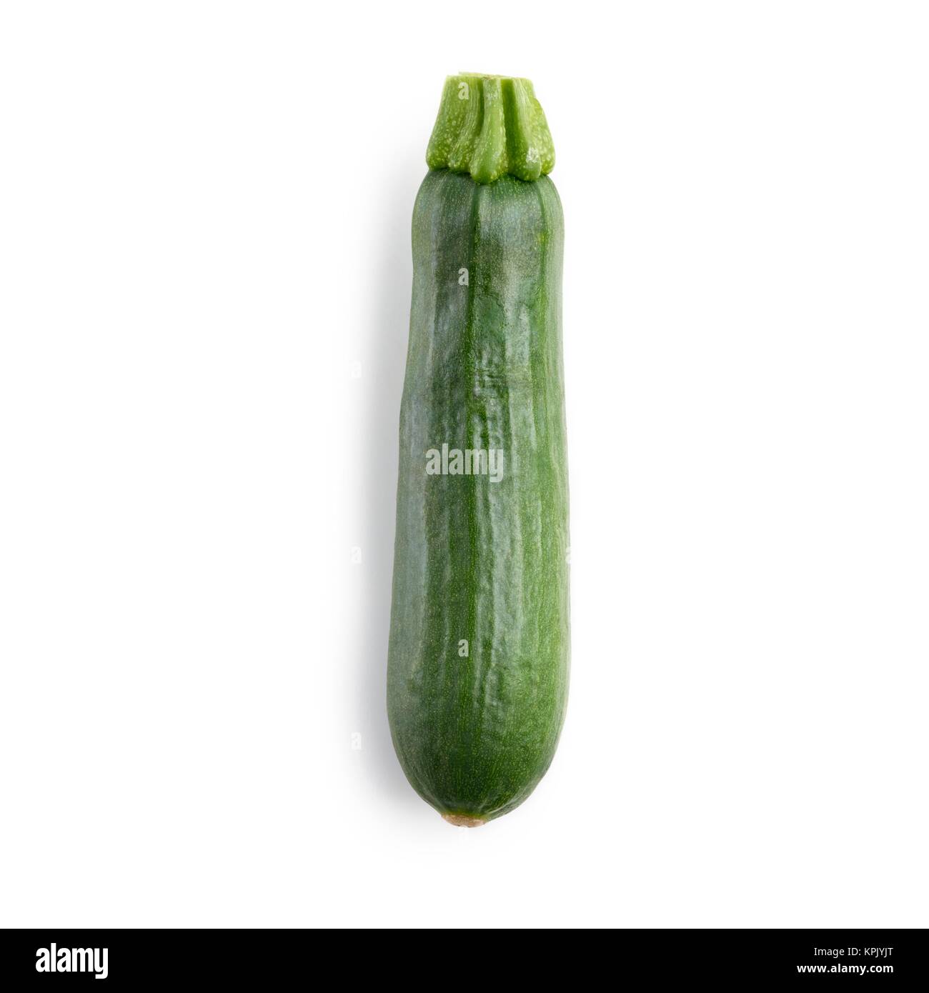 Courgette against a white background Stock Photo - Alamy