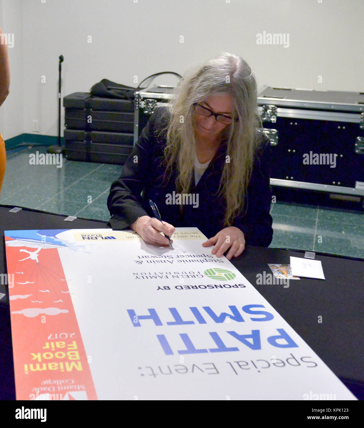 Patti Smith attends The Miami Book Fair at Miami Dade College Wolfson ...