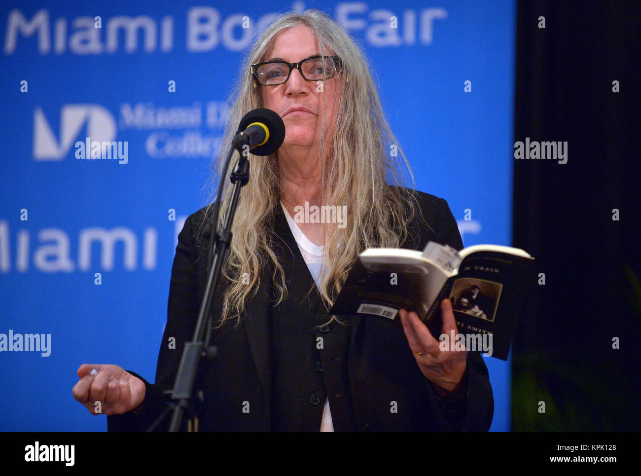 Patti Smith attends The Miami Book Fair at Miami Dade College Wolfson ...