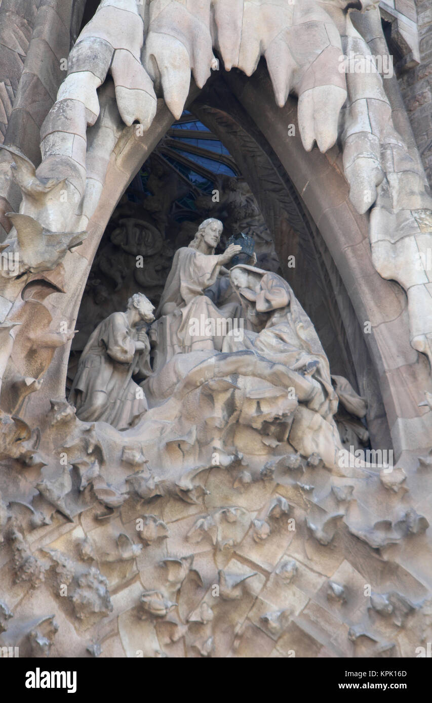Jesus sculpture sagrada familia temple hi-res stock photography and images - Alamy