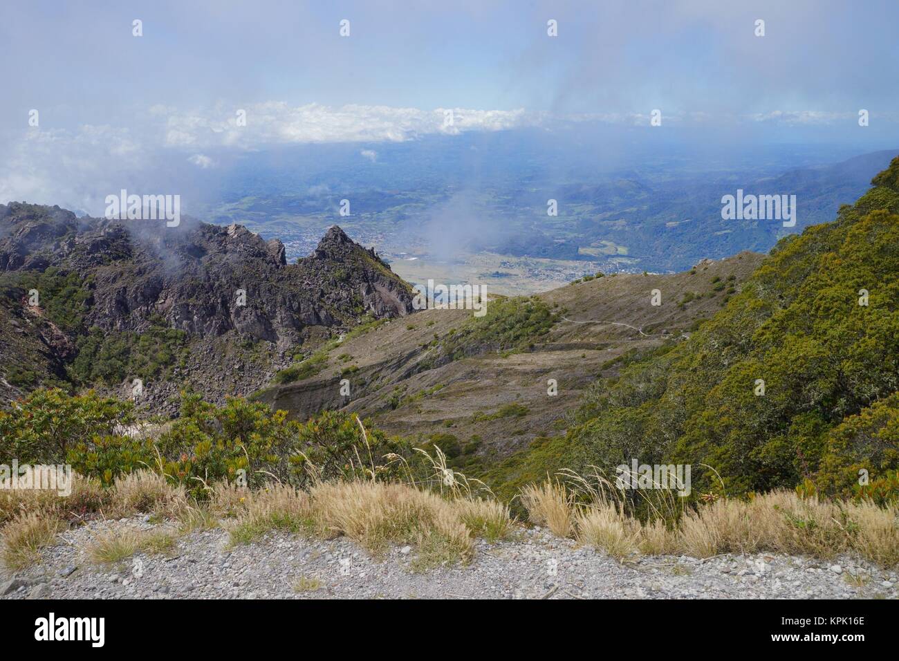 View top baru volcano panama hi-res stock photography and images - Alamy