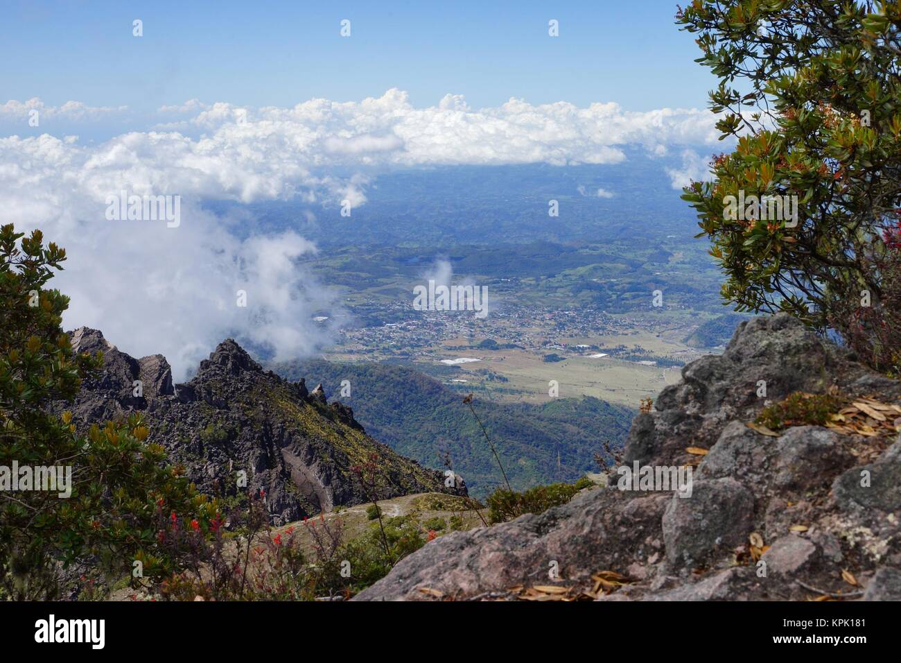 View top baru volcano panama hi-res stock photography and images - Alamy
