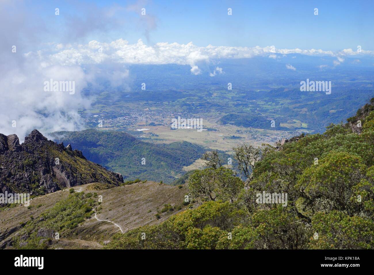 View top baru volcano panama hi-res stock photography and images - Alamy