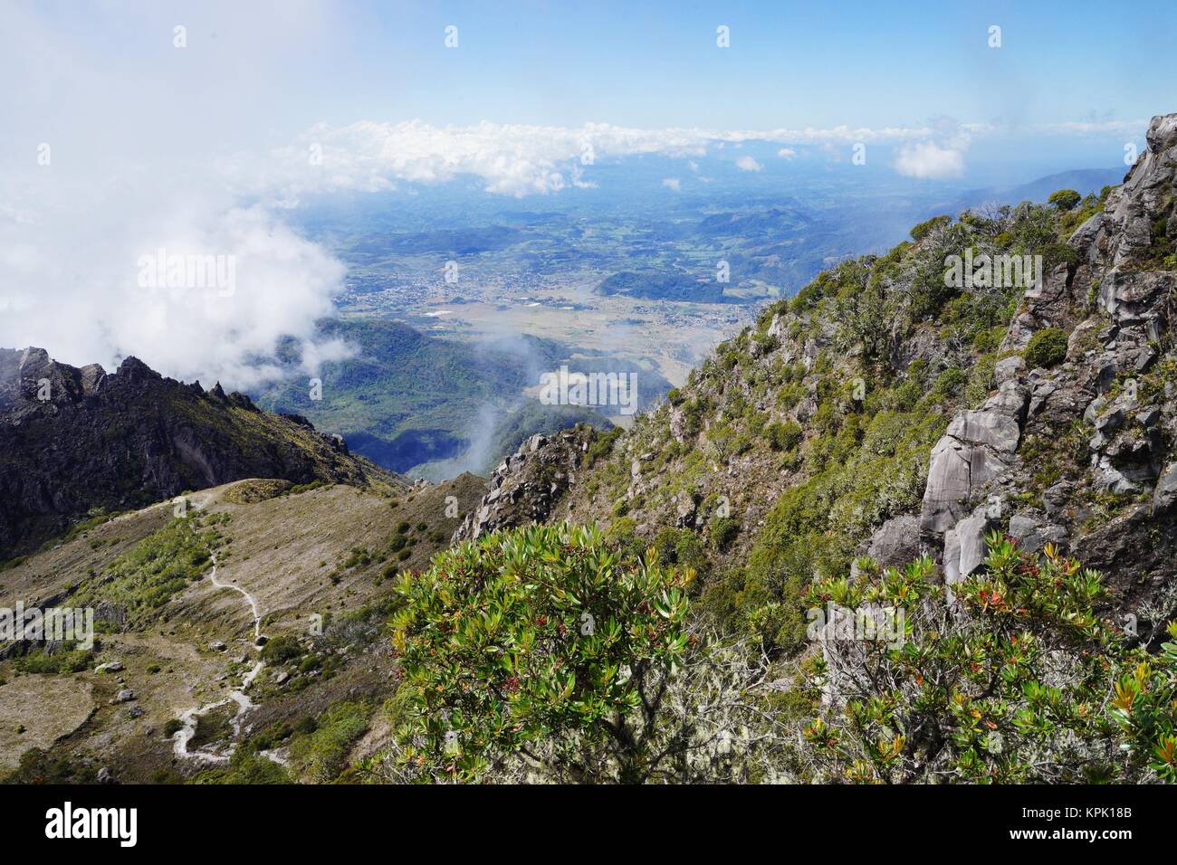 View top baru volcano panama hi-res stock photography and images - Alamy