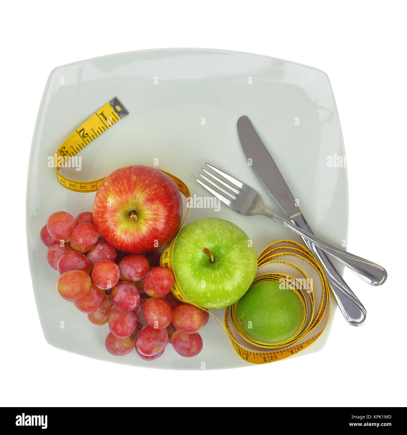 Woman eat food plate Cut Out Stock Images & Pictures - Alamy