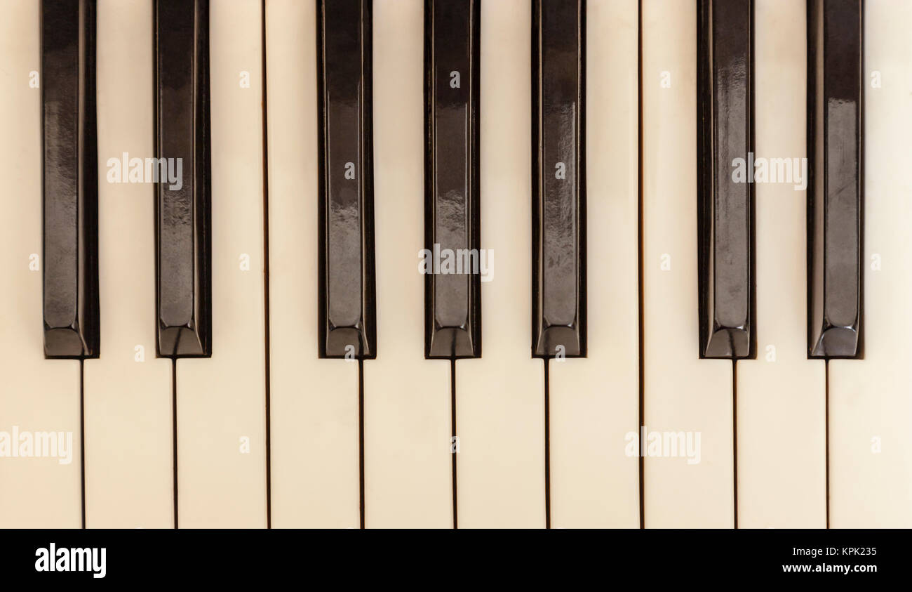 Bird eye view of a piano keys Stock Photo - Alamy