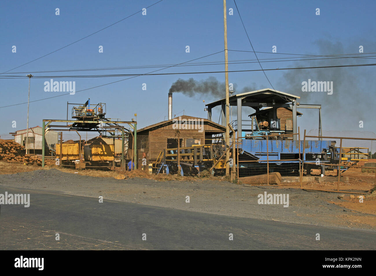 Timber factory, Kingdom of Swaziland Stock Photo - Alamy