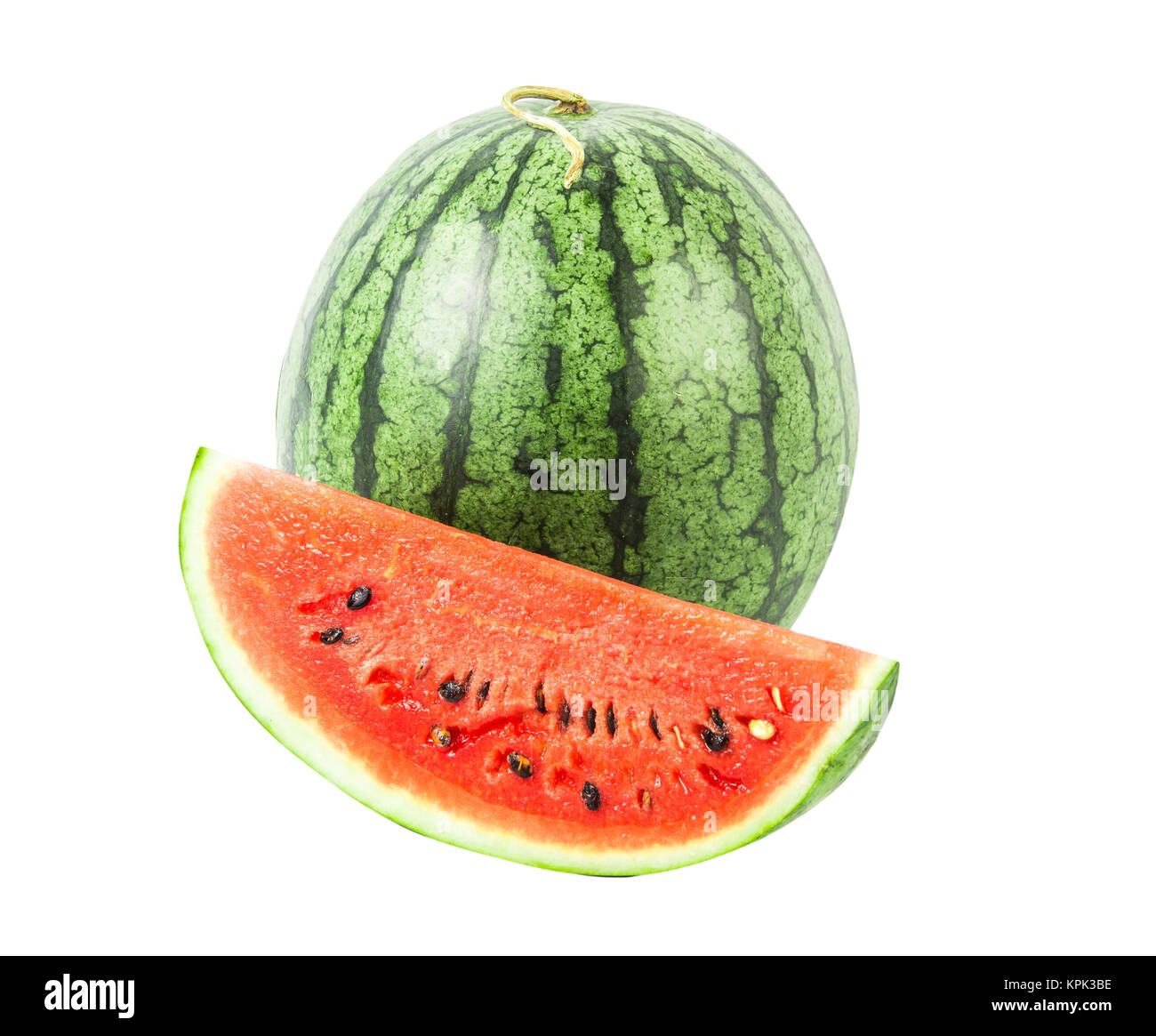 watermelon on white background Stock Photo - Alamy