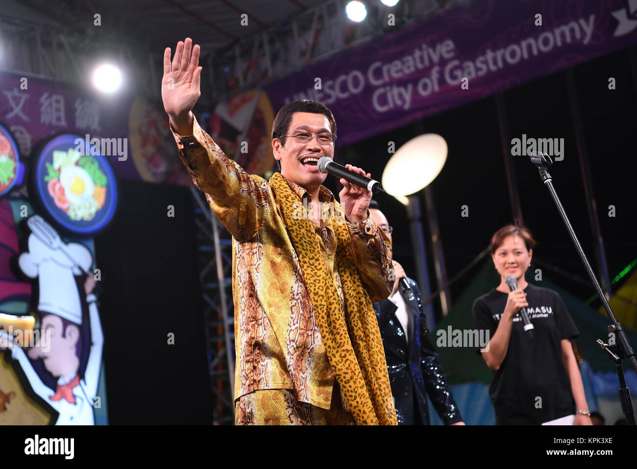 Japanese comedian and singer-songwriter Kazuhito Kosaka, better known ...