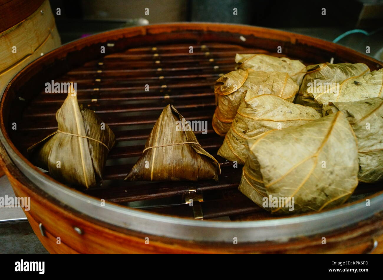 Traditional Chinese food: zongzi and glutinous rice chicken Stock Photo ...