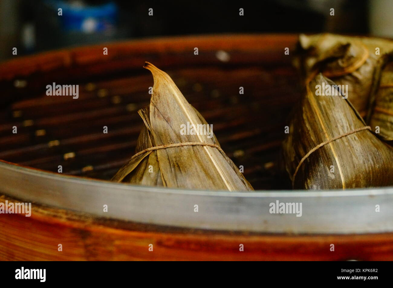 Traditional Chinese food: zongzi and glutinous rice chicken Stock Photo ...