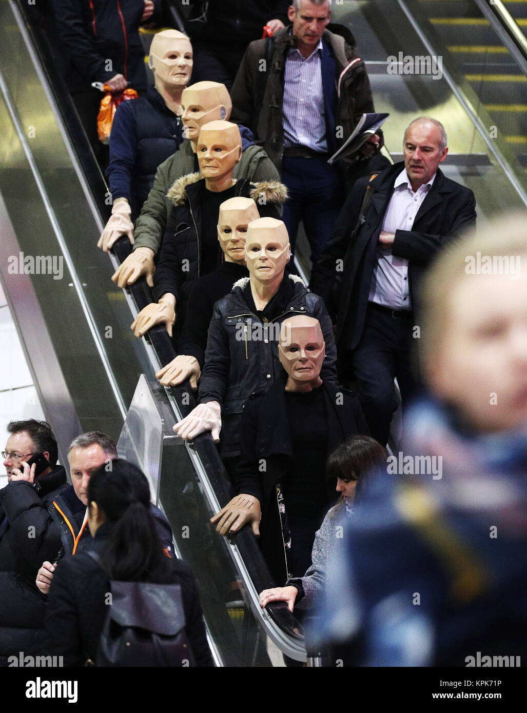 Red Dwarf fans dressed as the character 'Kryten' at a special screening ...