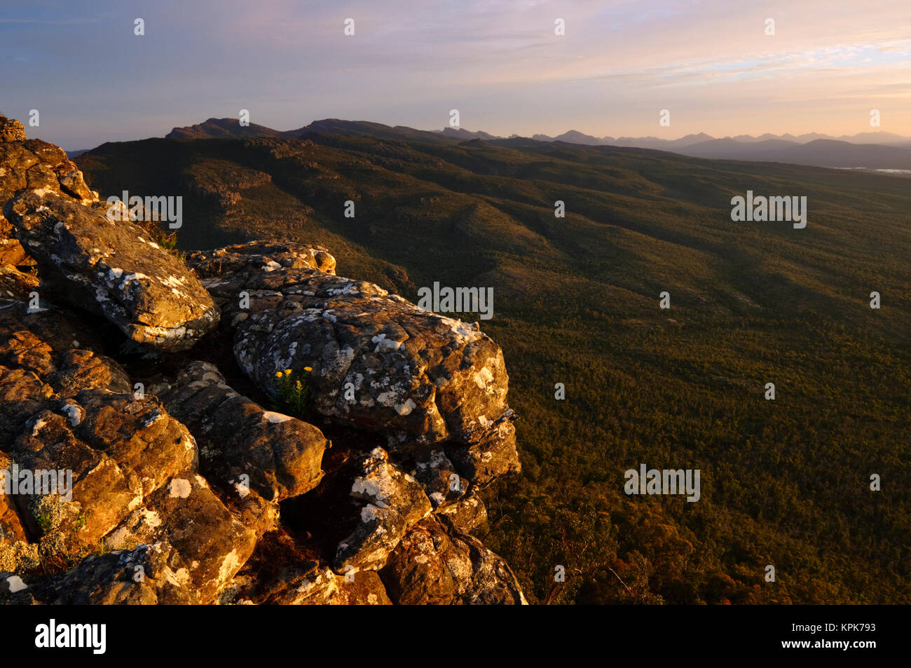 Sunset at the Reed Lookout, Grampians National Park (Gariwerd ...