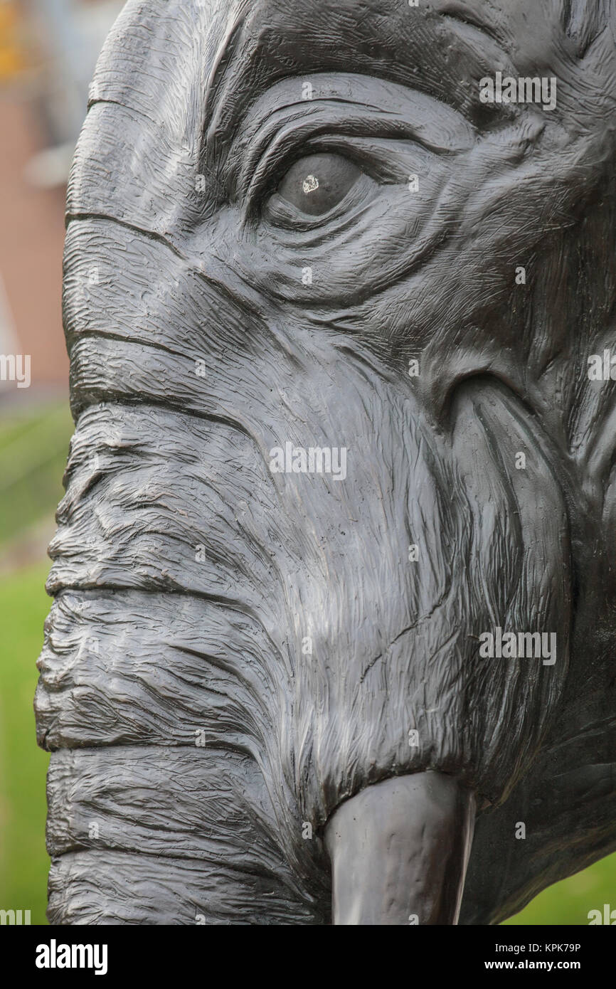 Tembo elephant sculpture by artist Derrick Stephan Hudson at Sculpture ...