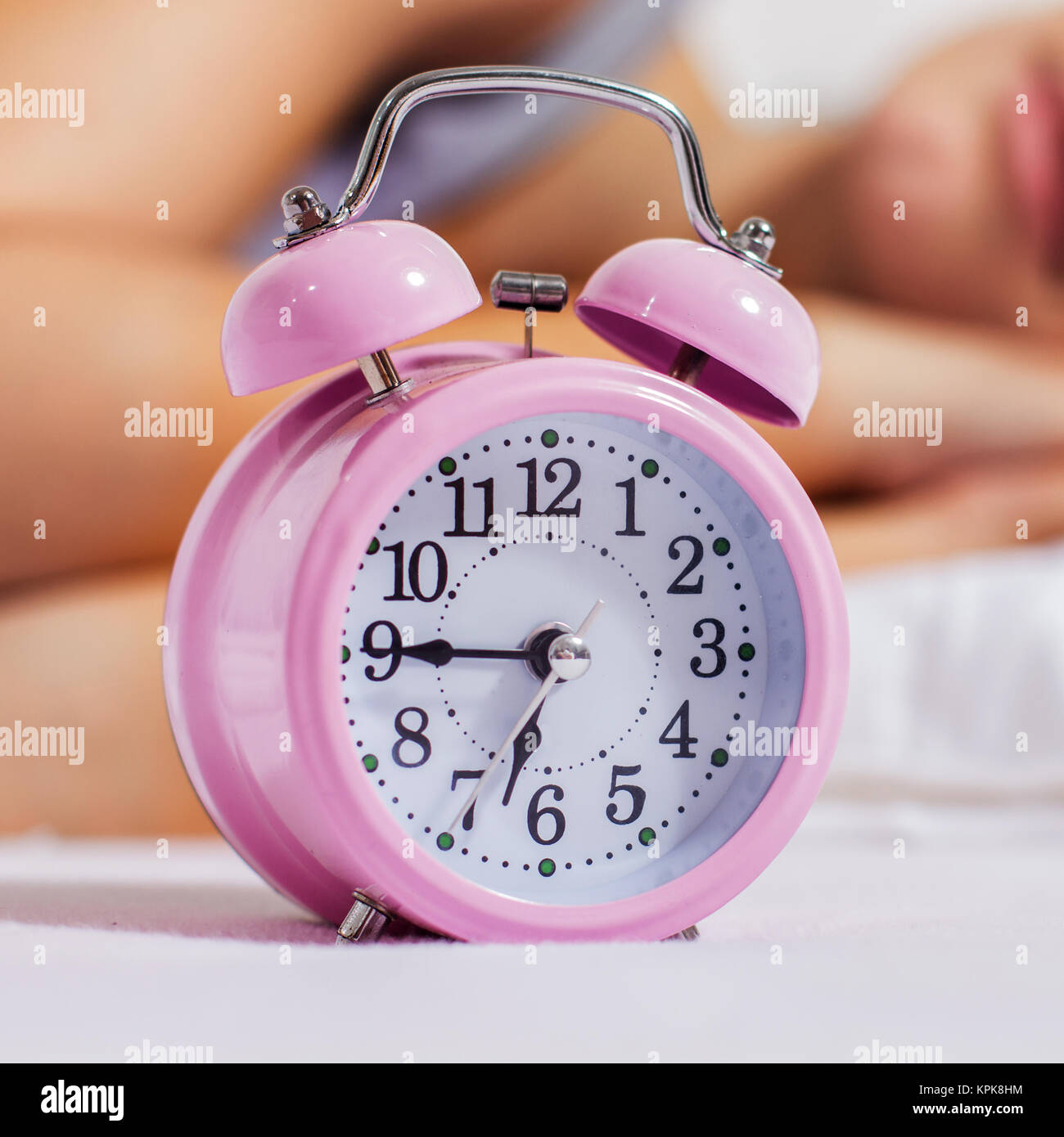 Time for Wake Up Alarm Clock Stock Photo - Alamy