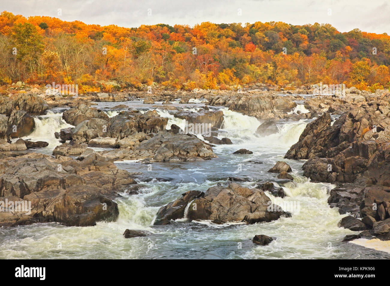 Great Falls, Great Falls National Park, Potomac River, Maryland Stock ...