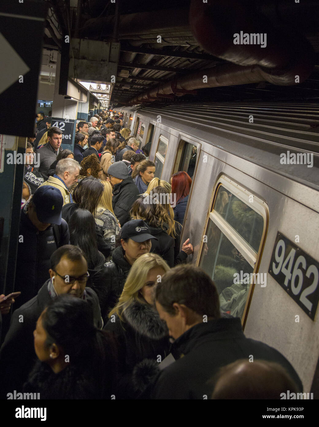 Busy Subway Station
