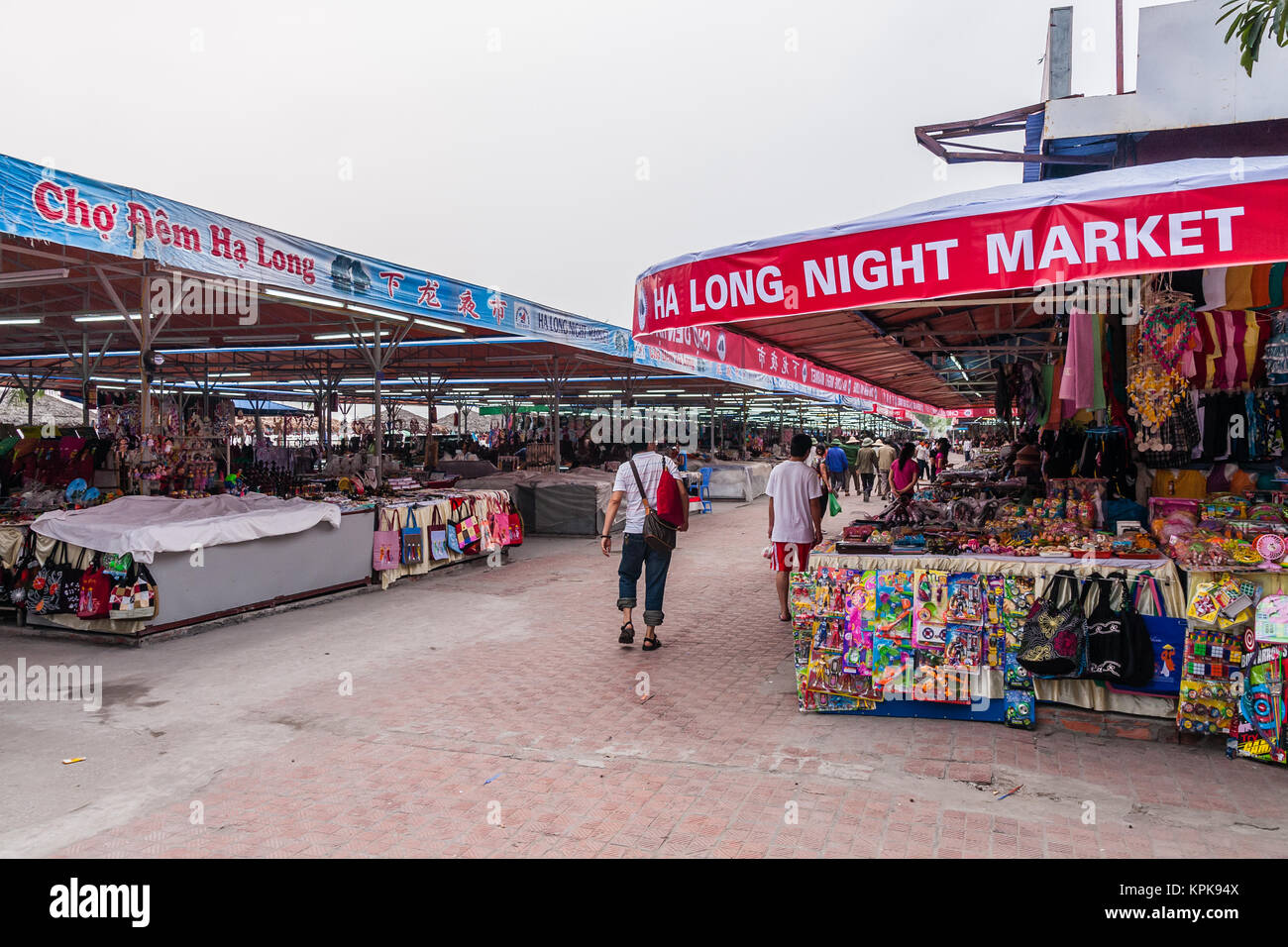 Ha Long Night Market at the day, Vietnam Stock Photo - Alamy