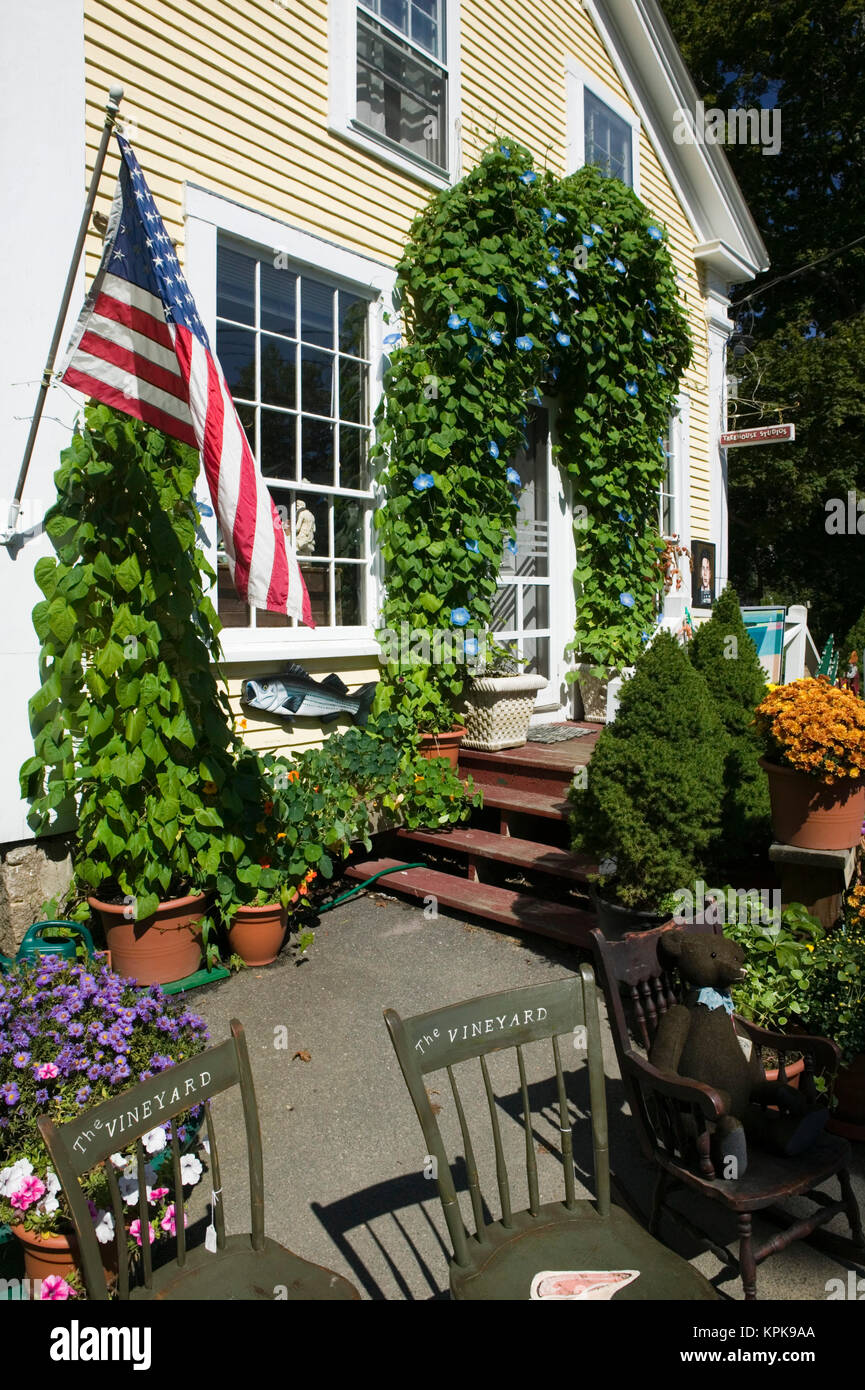 USA, MASSACHUSETTS, Martha's Vineyard: North Tisbury, Vineyard Chairs ...