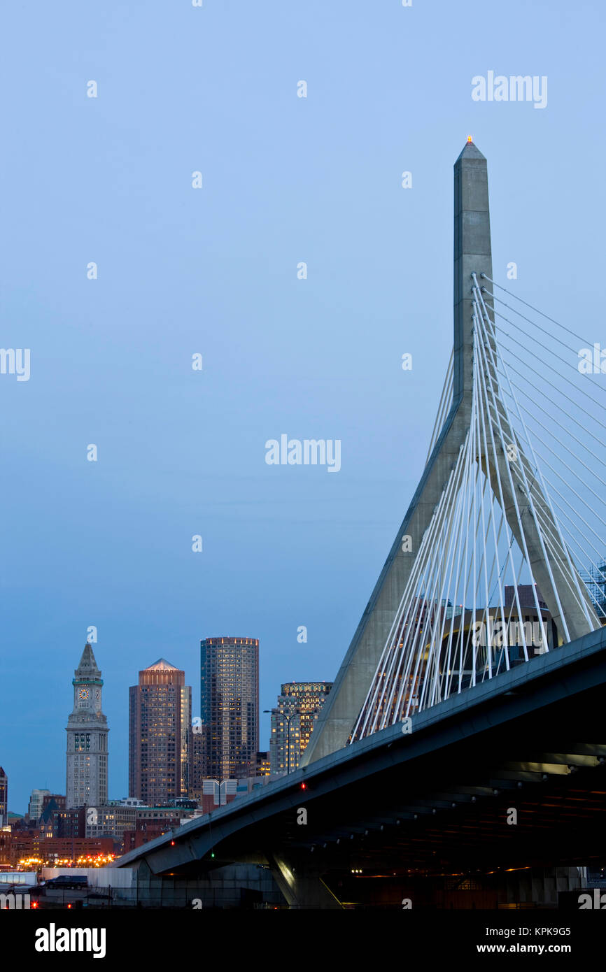 USA, Massachusetts, Boston. The Zakim Bridge Stock Photo - Alamy