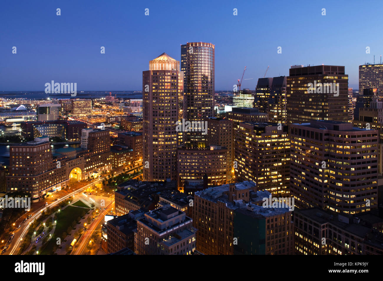Boston overview hi-res stock photography and images - Alamy
