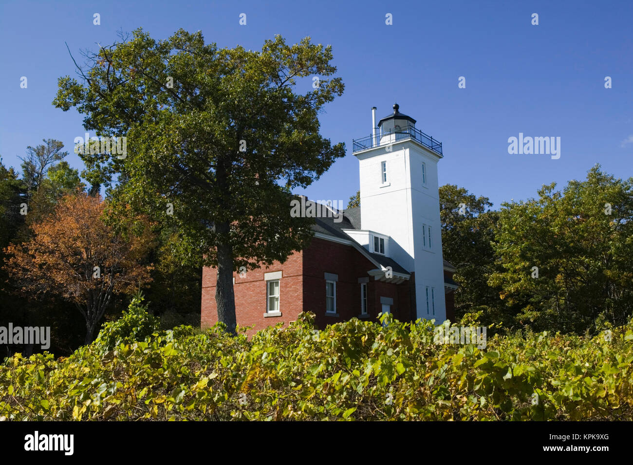USA, Michigan, Lake Huron Shore: Rogers City, Forty Mile Point ...