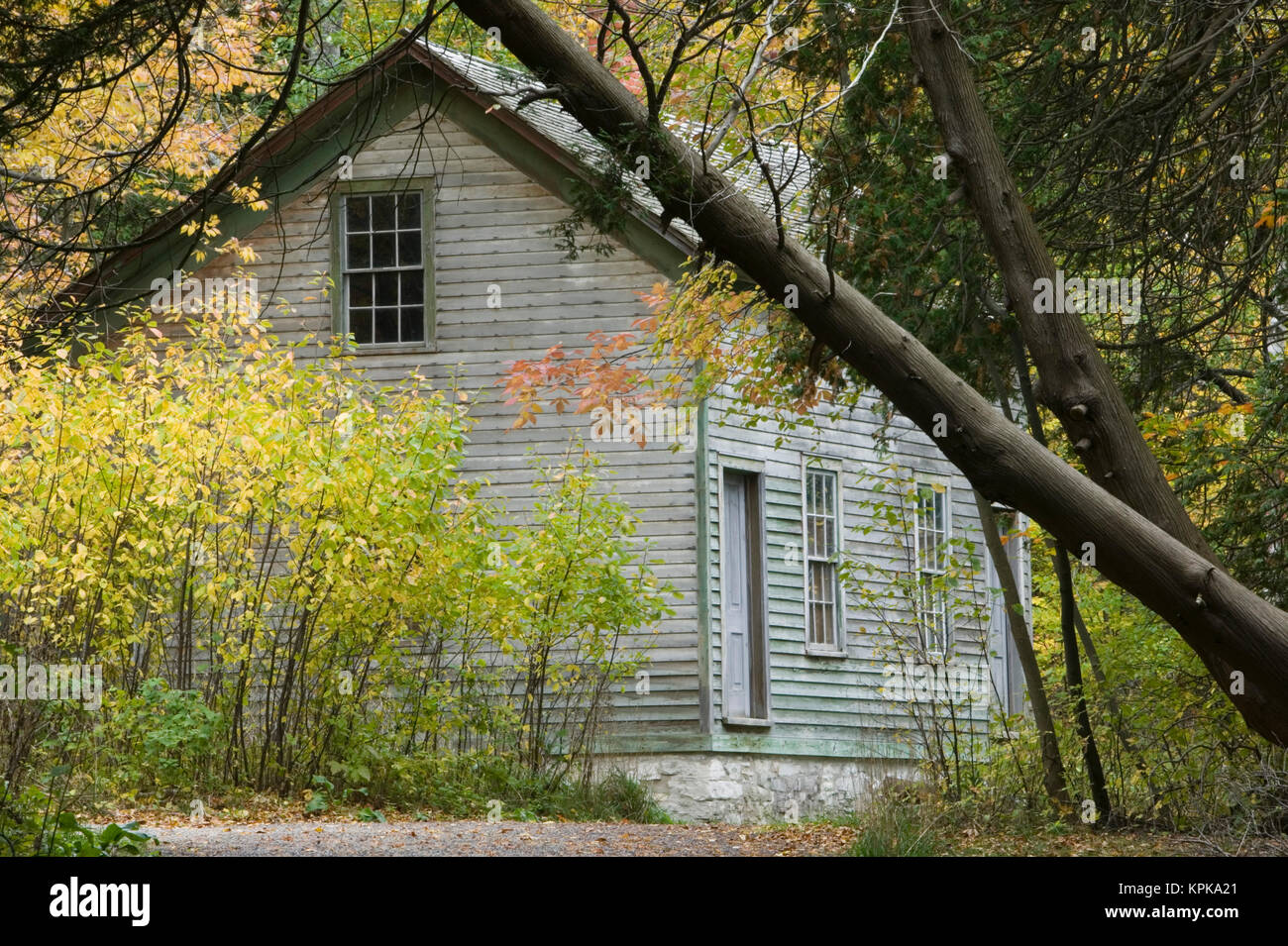 USA, Michigan, Upper Peninsula, Fayette: Historic Fayette Town Site ...