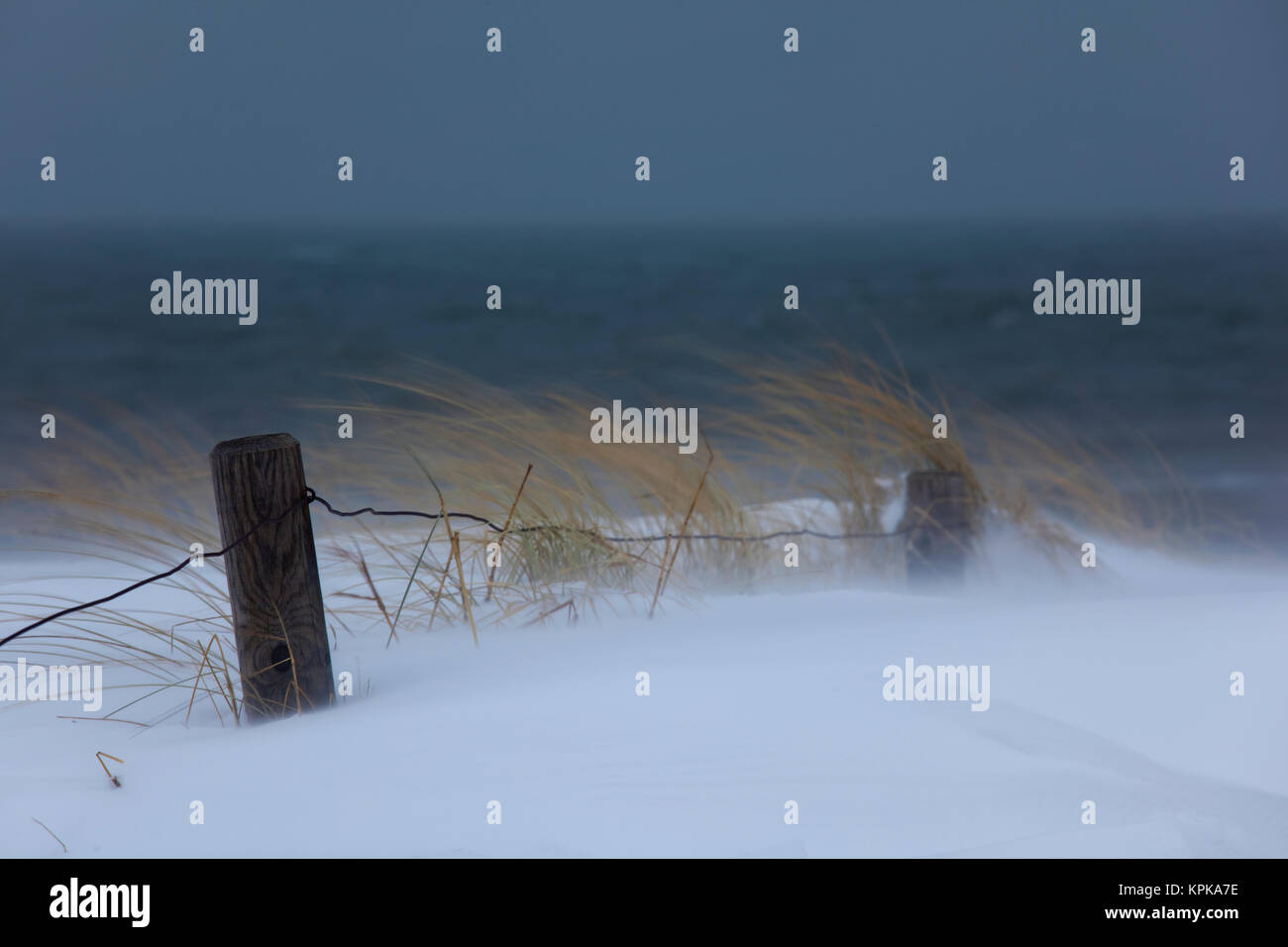 ice-cold winter storm on the baltic sea Stock Photo - Alamy