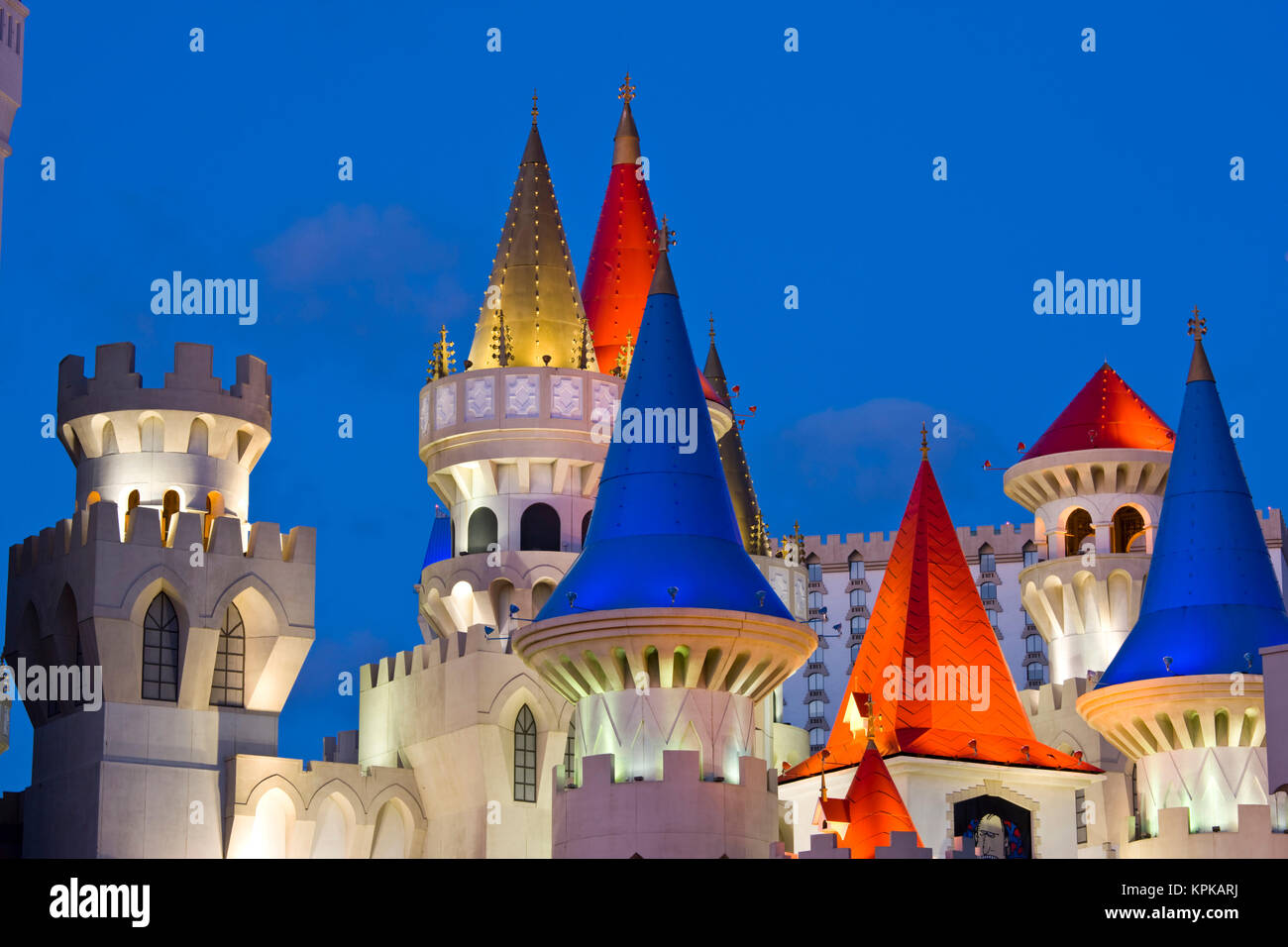 Excalibur hotel towers hi-res stock photography and images - Alamy