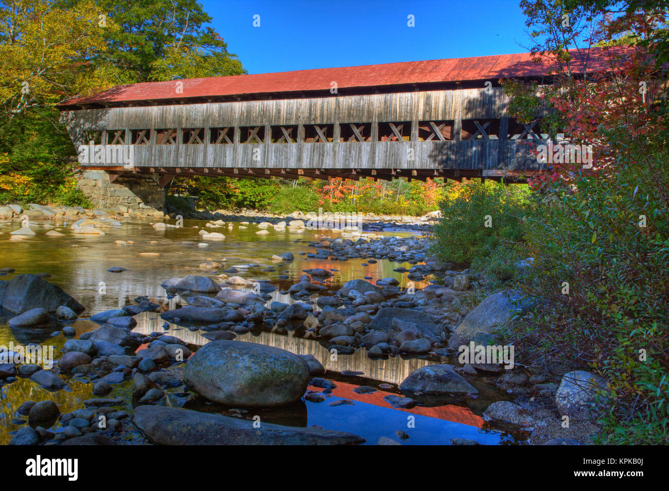 Albany covered bridge new hampshire hi-res stock photography and images ...