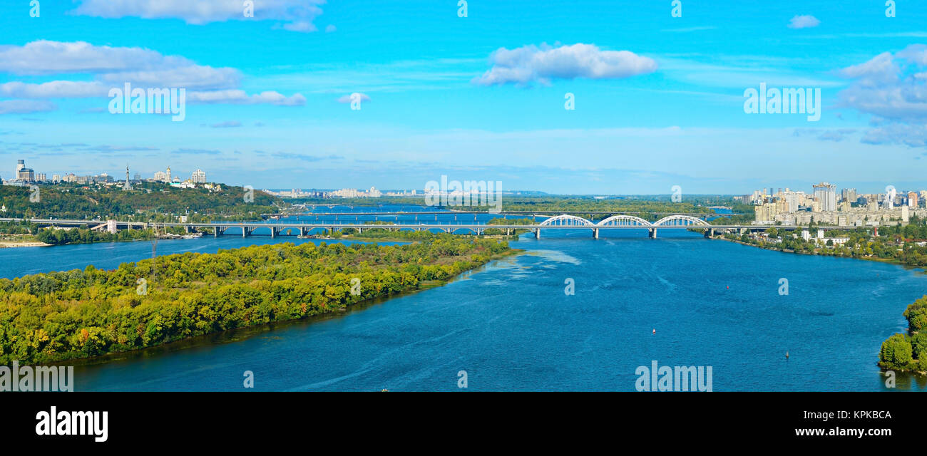 Kiev panoramic view, Ukraine Stock Photo - Alamy