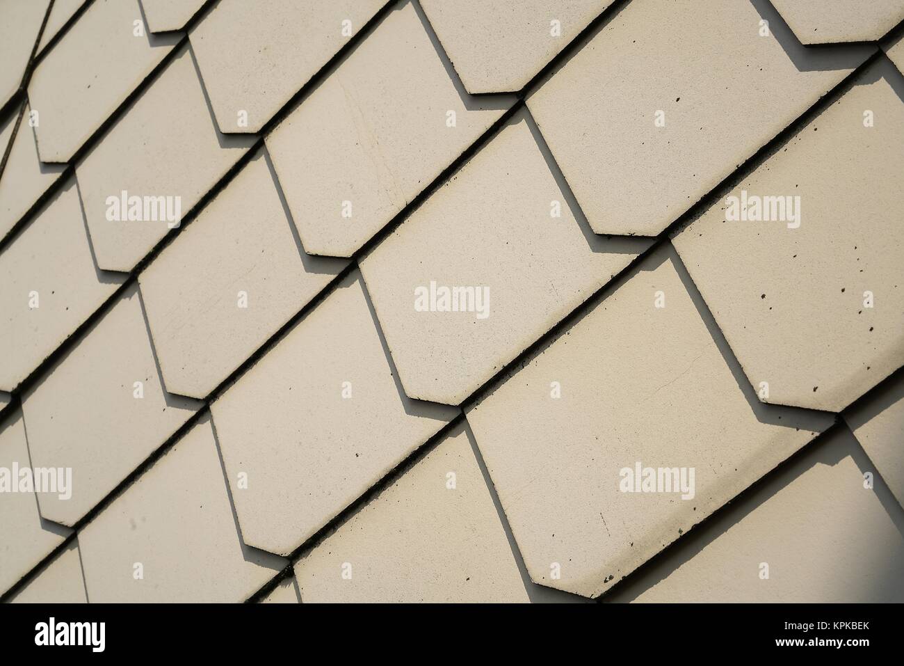 shingles as wall cladding on a house Stock Photo - Alamy
